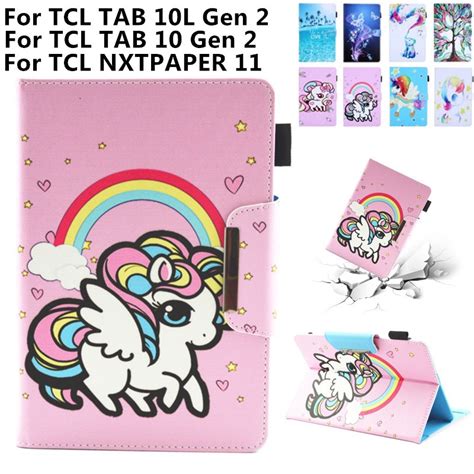 เคสแท็บเล็ต Tcl Tab 10l Gen 2 Max 10 4 Tab Pro 5g 10 Hd 10s 10l Neo Nxtpaper 11 กันกระแทกการ์ตูน