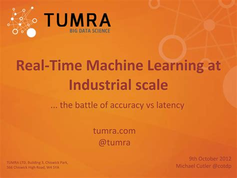 real time machine learning at industrial scale university of oxford