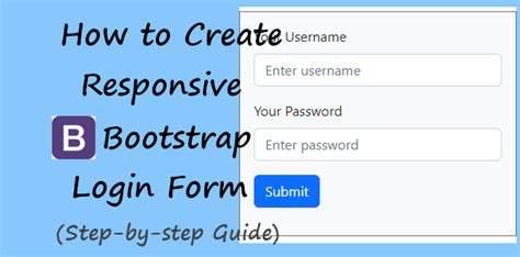Responsive Bootstrap Login Form