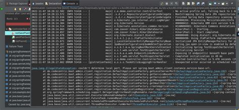 Exception Couldnt Determine Local Port Please Set Springrvice