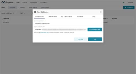 Apache Supersetでsnowflakeに接続してみた Developersio