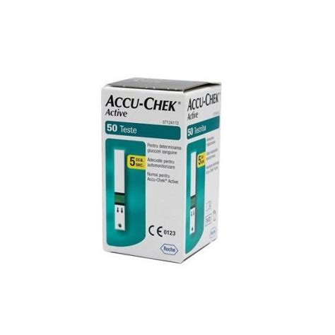 Teste Glicemie Accu Chek Active 50 Bucati Roche Farmacia Nor