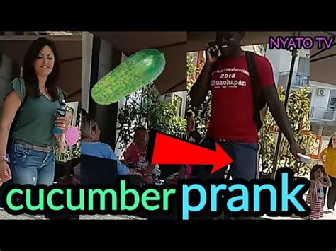 (C.)CUCUMBER PRANK(party 17) IN 🇮🇹 🇬🇲 after meeting them at the bar see ...