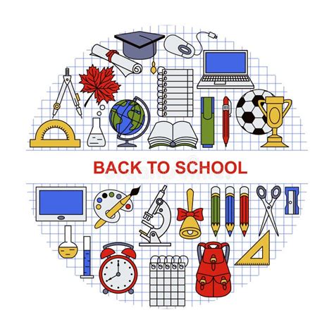 Label Classroom Objects Stock Illustrations 165 Label Classroom