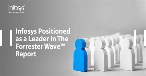 Infosys Infosys Has Been Positioned As A Leader In The Forrester Wave