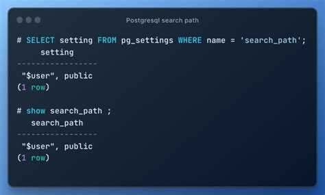 What Is Search Path In Postgresql And How To Configure It Howtouselinux