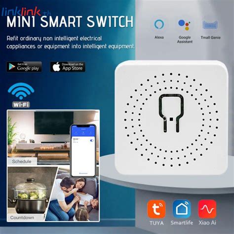 Aubess A MINI Wifi Smart Switch รองรบ way control Timer สวตชไรสาย Smart Home อตโนมต
