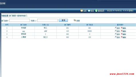javaweb员工工资管理系统【java1234 小锋】 java知识分享网 免费java资源下载