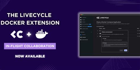 in flight collaboration with the livecycle docker extension dev community