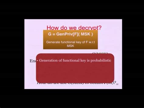 Conference Talks Talk From Selective To Adaptive Security In