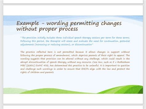 Ehcp Revision Loopholes In Section F Teaching Resources