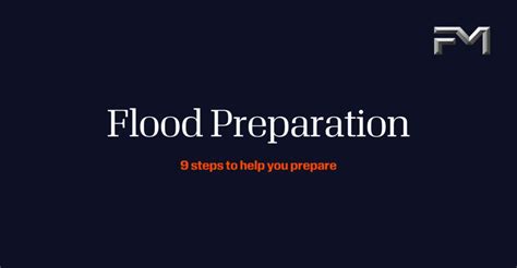9 Flood Preparation Steps Diego Palacios