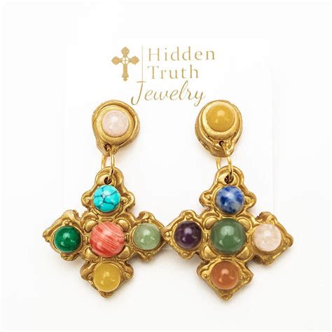 Esther Gem Double Dangles Hidden Truth Jewelry