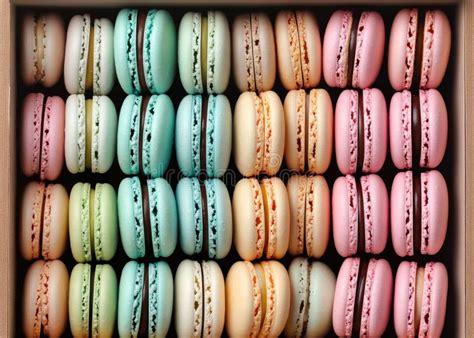 Assorted Colorful Macarons Stock Illustration Illustration Of Macaroon
