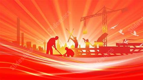 Best Labor Powerpoint Background For Presentation