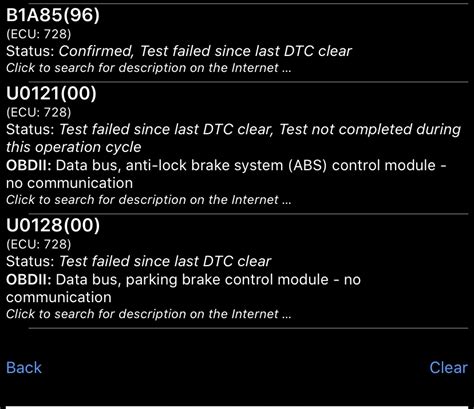 Check Engine DTC Codes And Diagnostic Scanner For LR Land Rover And Range Rover Forums