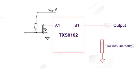 Txs0102 Pull Up Resistor Problem Logic Forum Logic Ti E2e Support