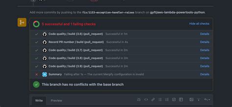 Bug Mery Configuration Is Invalid · Issue 1161 · Aws Powertools