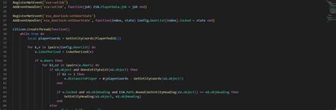 Trying To Get Esx Doorlock To Work But Don T Know How To Fix It ES ESX Cfx Re Community