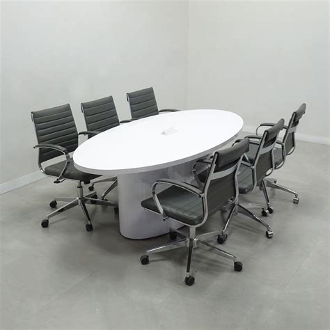 Newton Oval Conference Table With Laminate Top