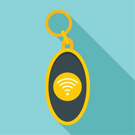 nfc trinket icon flat style 14492610 vector art at vecteezy