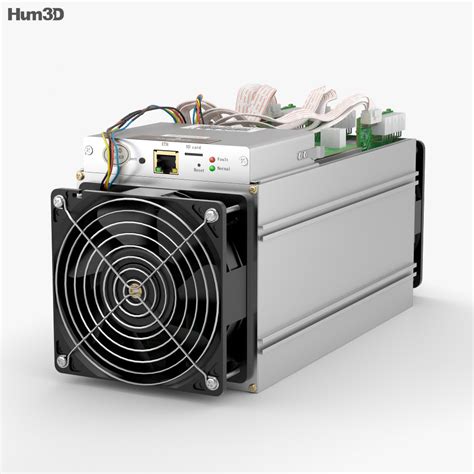 Antminer Cryptocurrency Mining Hardware 3d Model Download Computer Accessories On