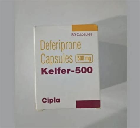 Deferiprone Capsule 500mg At ₹ 513 Box Deferiprone Capsule In Surat