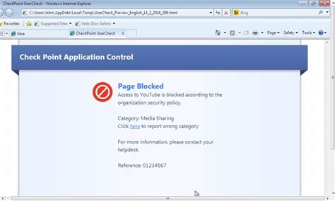 My Check Point CCSA Journal Check Point Application Control Filtering