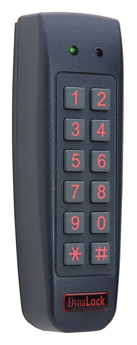 DYNALOCK 5 5 16 In Ht 1 1 8 In Dp Electromagnetic Access Keypad 45LX66 7450 Grainger