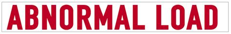 Abnormal Load Csrsza