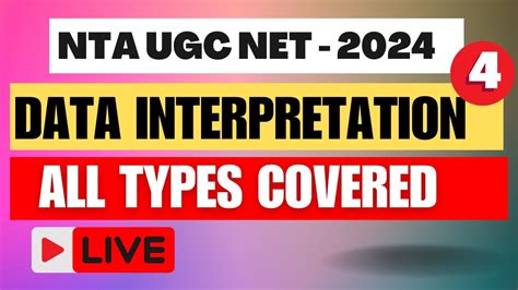 nta ugc net paper 1 ii data interpretation part 4 youtube