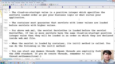 58 What Is Load On Startup Adv Java Servlet Programming Tutorial Adv Java Servlet Tutorial