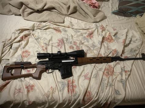 Is My Dragunov With An Ak Picatinny Rail Adapter And A Vortex Scope Cursed R Cursedgunimages