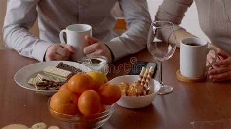 A Cozy Video Shows A Couple Enjoying A Meal Sharing Smiles And Intimacy Stock Video Video Of