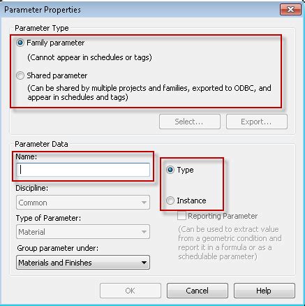 Revit How To Add A Material Parameter To A Family IMAGINiT Technologies Support Blog