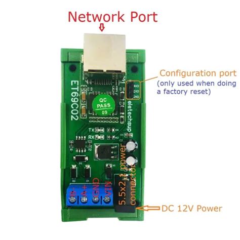 Rs485 Modbus Rtu Tcp Zu Ethernet Netzwerk Udp Tcp Client Server Mqtt