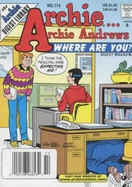 Archie Archie Andrews Where Are You Digest Magazine Issue