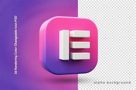 Premium Psd Elementor 3d Icon In 2023 3d Icons Psd Icon
