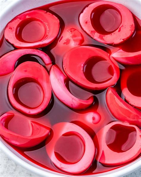 Beetroot Dyed Deviled Eggs Clean Food Crush