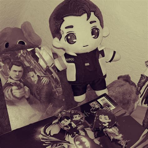 My Connor Plushie With Rk900 Clothes Finally Arrived A Few Days Ago I Love Him So Much W R