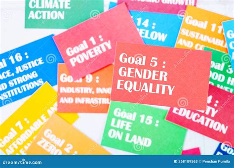 The Goal 5 Gender Equality The Sdgs 17 Development Goals Environment