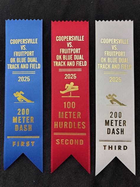 Track And Field Ribbons Rapidribbon