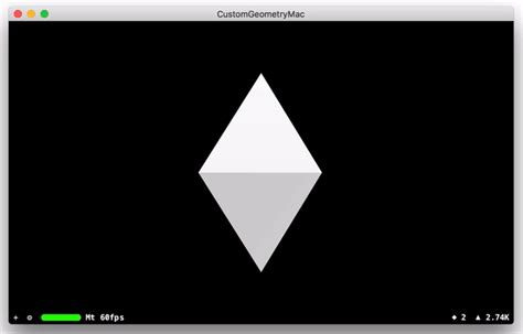 custom geometry in scenekit as a high level 3d rendering framework