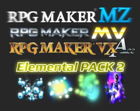 RPG Maker Animations Pack Elemental Pack For Any Engine By ManuGamingCreations