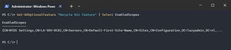 How To Enable Active Directory Recycle Bin — Lazyadmin