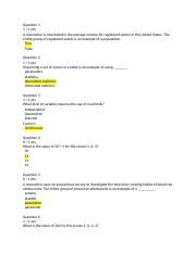 Understanding Statistics Concepts And Applications Course Hero
