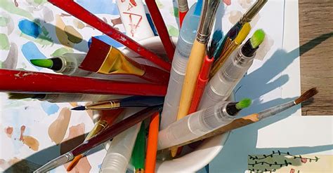 Diy 공예 그리는 그림 그림 도구 다채로운 도구 독창성 디자인 문구 미술 공예 미술 재료 미술용품 붓 붓놀림 삽화 색깔 선명한 수채화