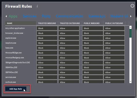 Adding Application Exception To Vipre Firewall