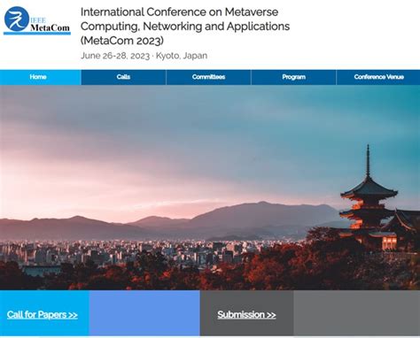 Ruidong Li On Linkedin Metacom 2023 Kyoto June 26 28 2023 Welcome To Submit Papers To…