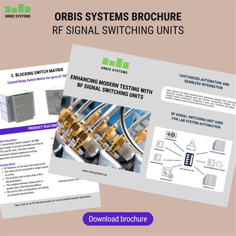 Enhancing Modern Testing With Rf Signal Switching Units Orbis Systems